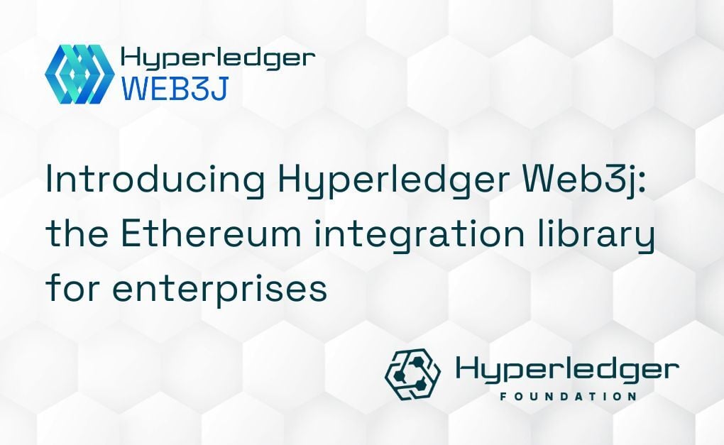 Introducing Hyperledger Web3j The Ethereum Integration Library For Enterprises